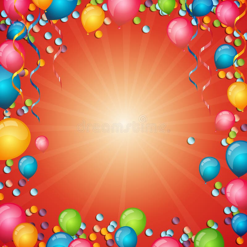 Celebration card stock illustration. Illustration of birthday - 28991777