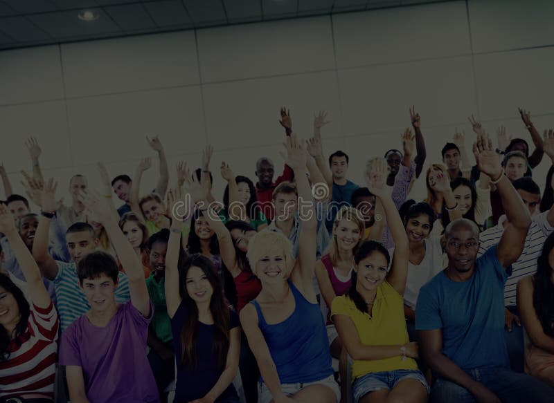 Celebration Cheering Fun Social Dancing Concept Stock Image - Image of ...