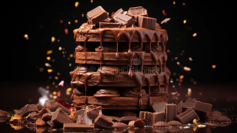 Celebration of Chocolate Month Concept Stock Illustration ...