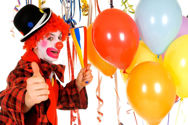 Celebration clown stock image. Image of years, color, humor - 7372661