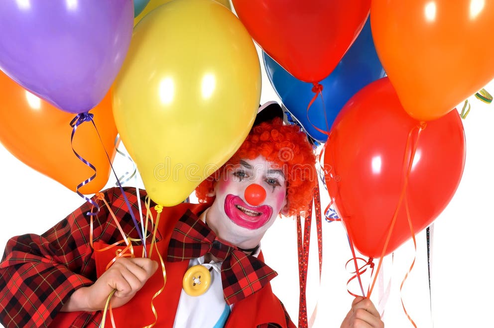 Celebration clown stock photo. Image of expression, humorous - 9278174