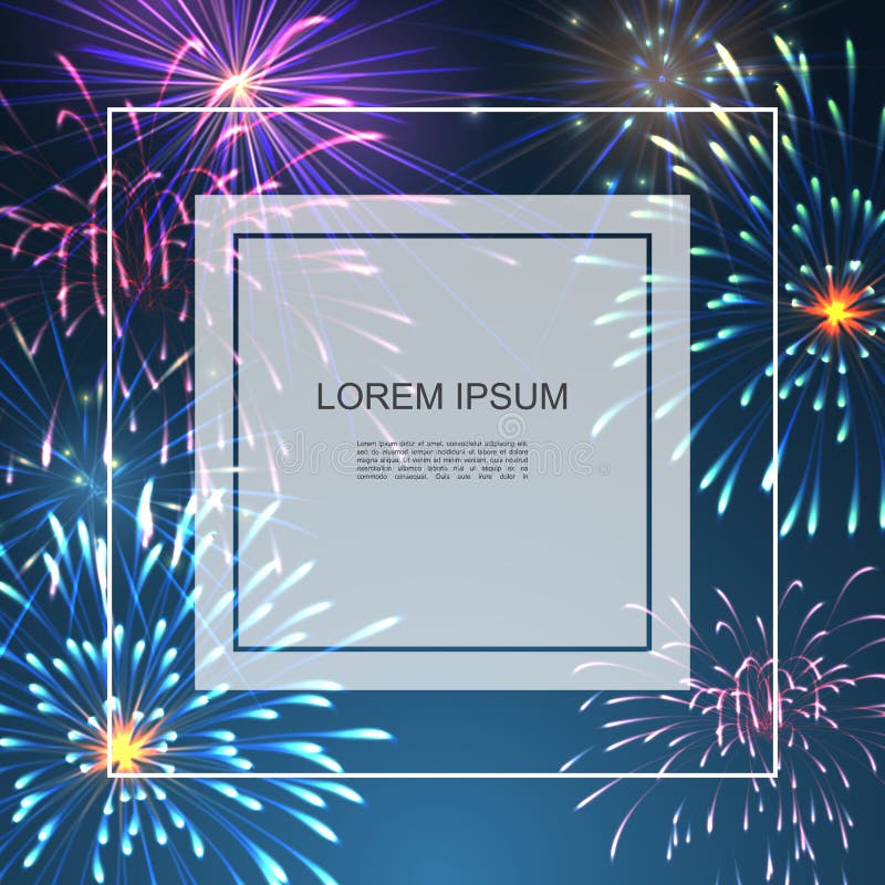 Celebration Colorful Bright Background Stock Vector - Illustration of ...