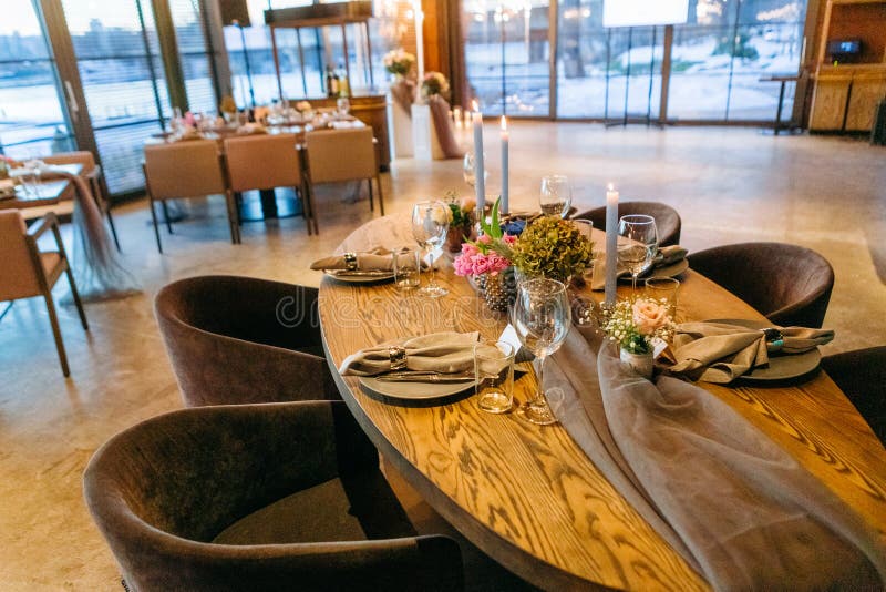 Celebration Event Sparkle Clean Glasses Decor Feast Stock Photo - Image ...