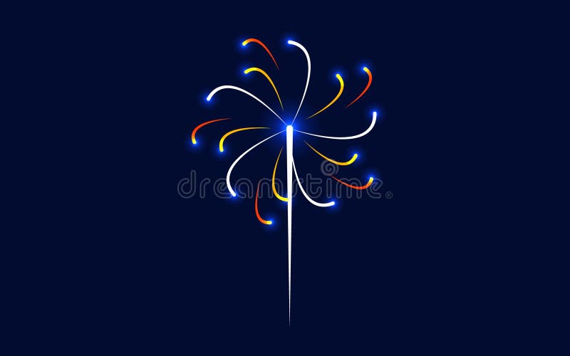 Exploding Firework Sky Stock Illustrations – 8,192 Exploding Firework ...