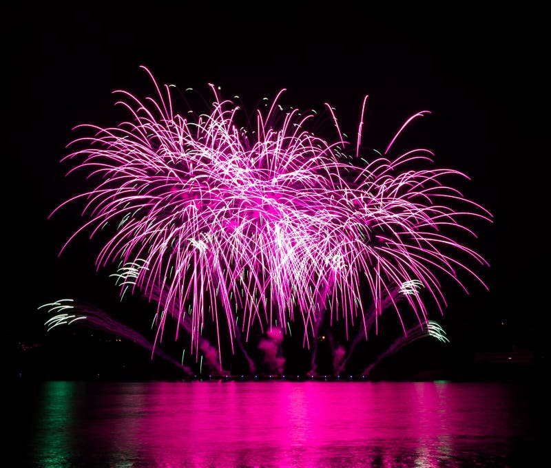 Celebration fireworks stock photo. Image of rocket, bang - 90821862