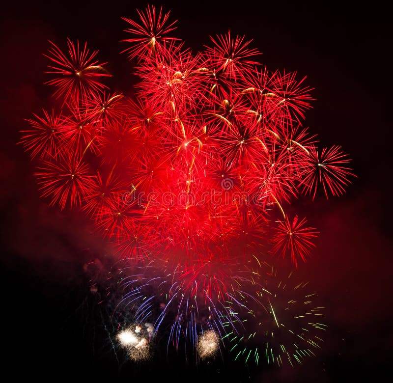 Celebration fireworks stock photo. Image of night, fireworks - 90822082