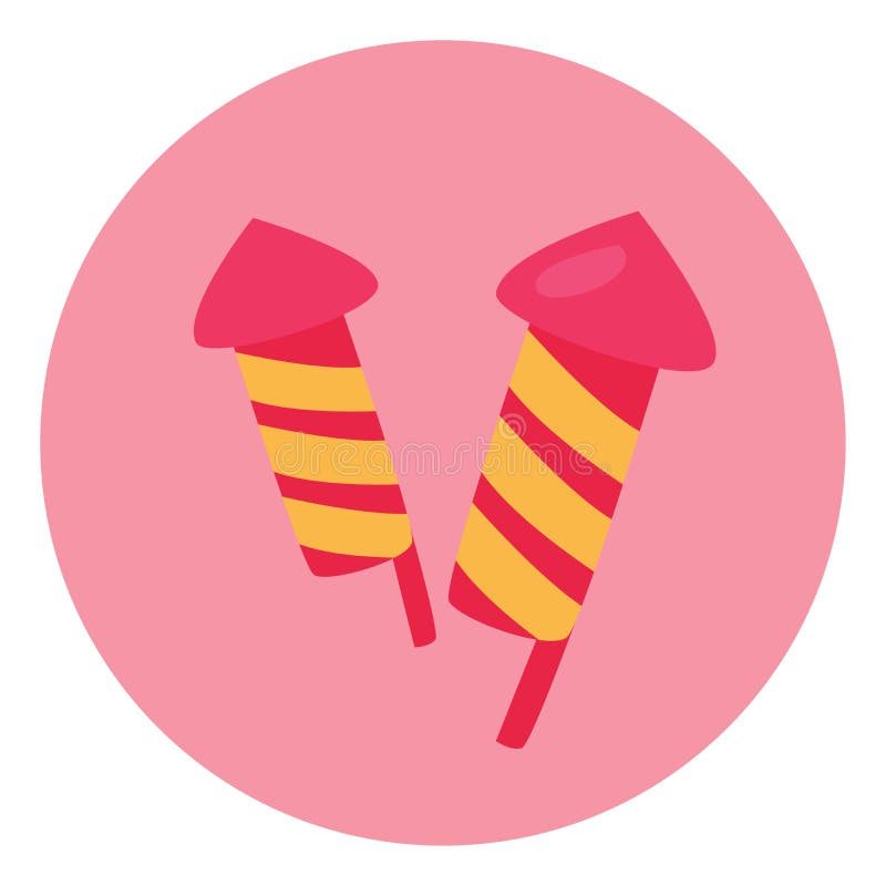 Celebration Fireworks, Icon Stock Vector - Illustration of birthday ...