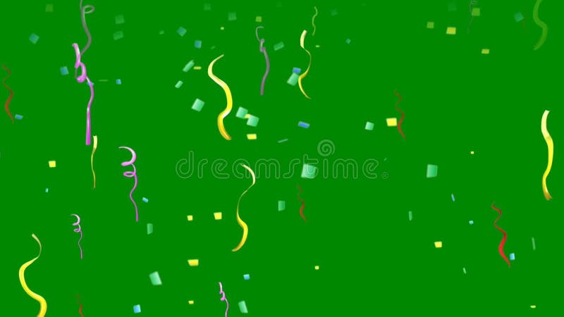 Celebration Green Screen Animation Video 4k Stock Footage - Video of ...