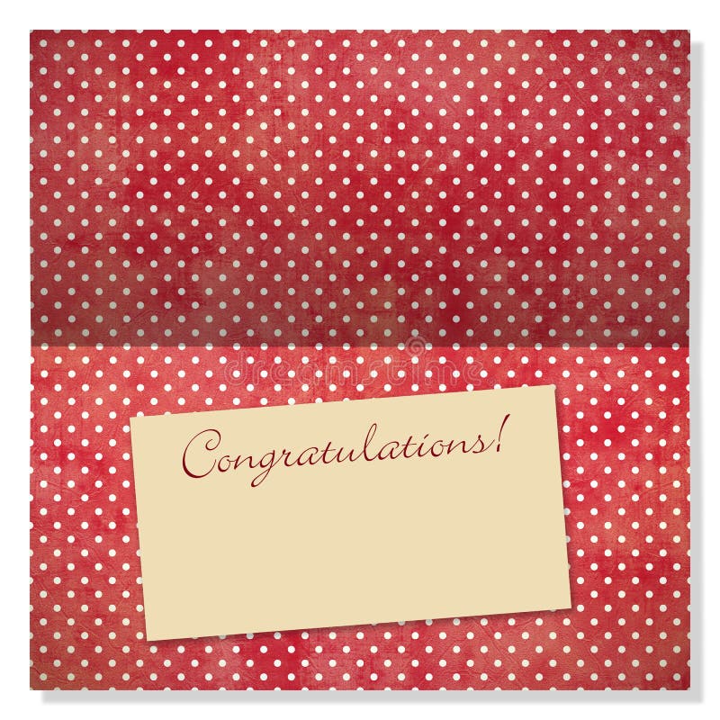 Celebration Greeting Card with Copyspace on Label Stock Illustration ...