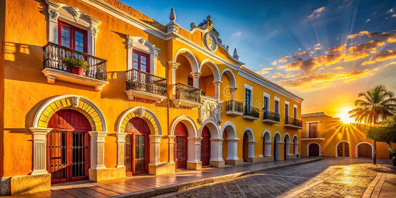 A Celebration of Hispanic Heritage Vibrant Colors and Architectural ...