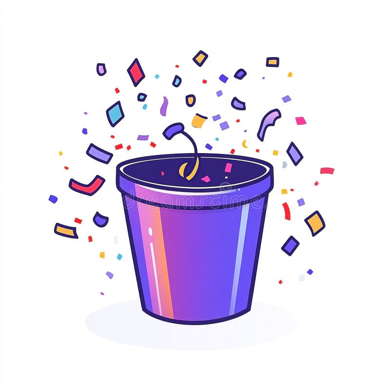 Confetti Party Popper Icon Vector Stock Photos - Free & Royalty-Free ...