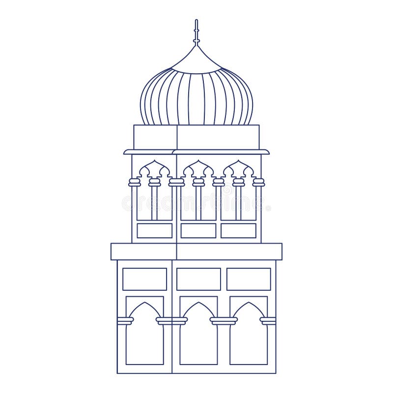 Gate of India, Mumbai Bombay. Vector Illustration. Stock Vector ...