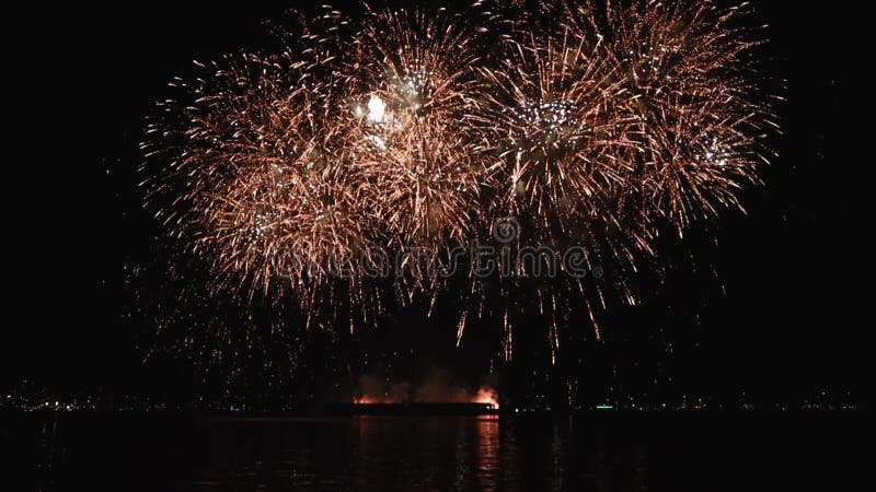 Celebration of Light Fireworks at the English Bay in Vancouver Stock ...