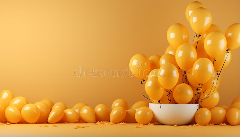 Celebration of Love Vibrant Balloons Fly, Symbolizing Joy and Fun ...