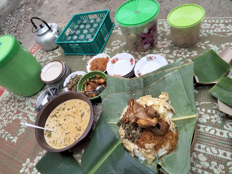 Celebration Menu at Java Indonesia Stock Photo - Image of indonesia ...