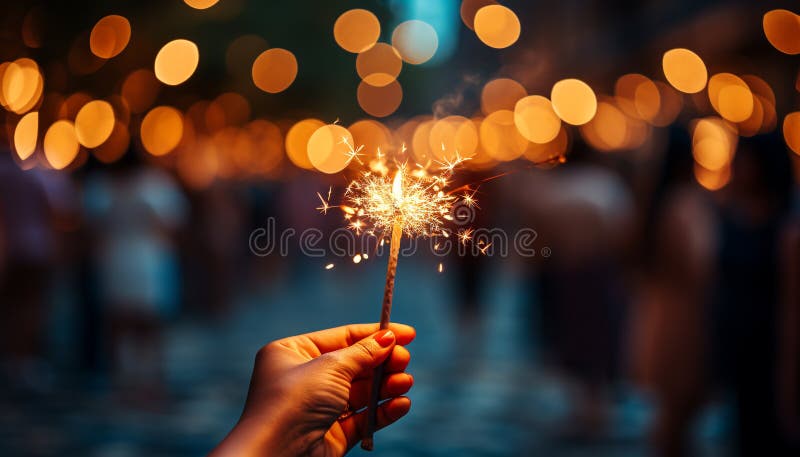 Celebration Night Fire, Flame, Glowing, Illuminated Event, Fireworks ...