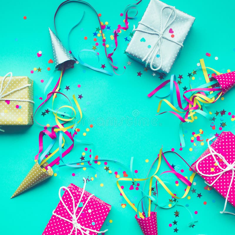 Celebration,party Backgrounds Concepts Ideas with Colorful Confetti ...
