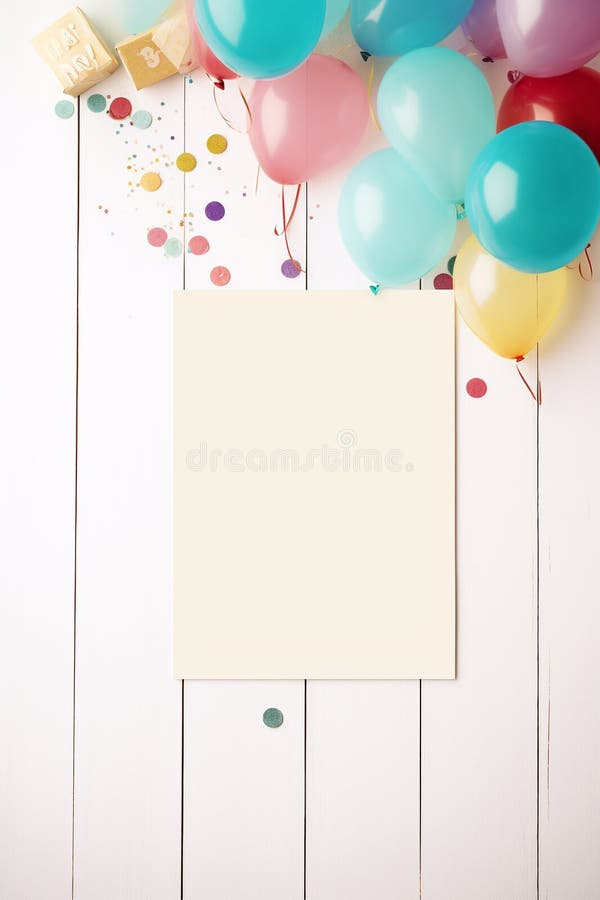 Celebration and Party Invitation Concept. Generative AI Stock Photo ...