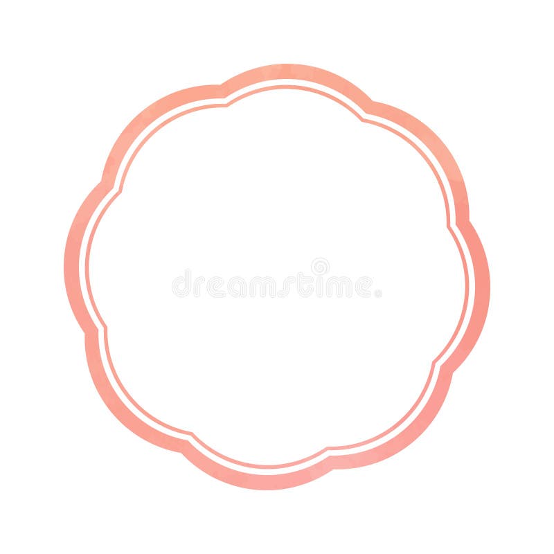 Celebration Stamp, Icon Frame Round Stock Vector - Illustration of high ...