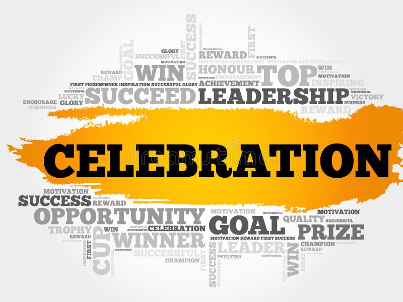 Celebration word cloud stock vector. Illustration of community - 161548117