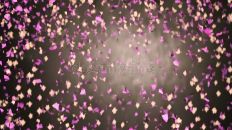 Celebration Confetti Abstract Stock Footage - Video of purple, confetti ...