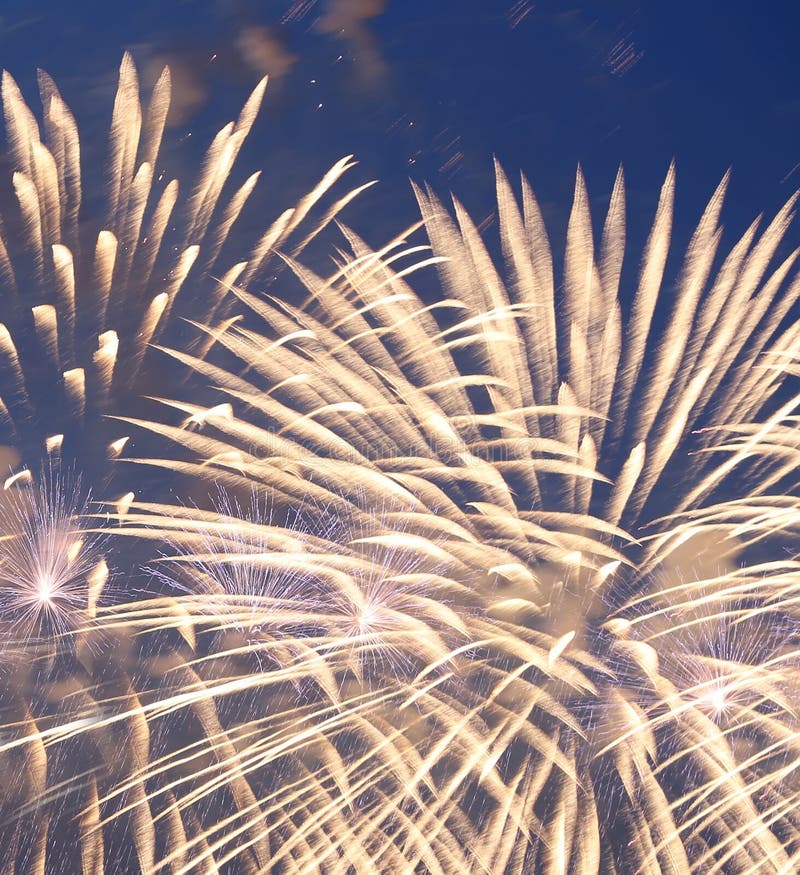 Celebratory Colorful Fireworks Stock Image - Image of festive, explode ...