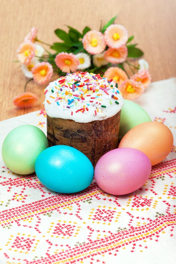 Celebratory Easter bread stock photo. Image of holiday - 23465584