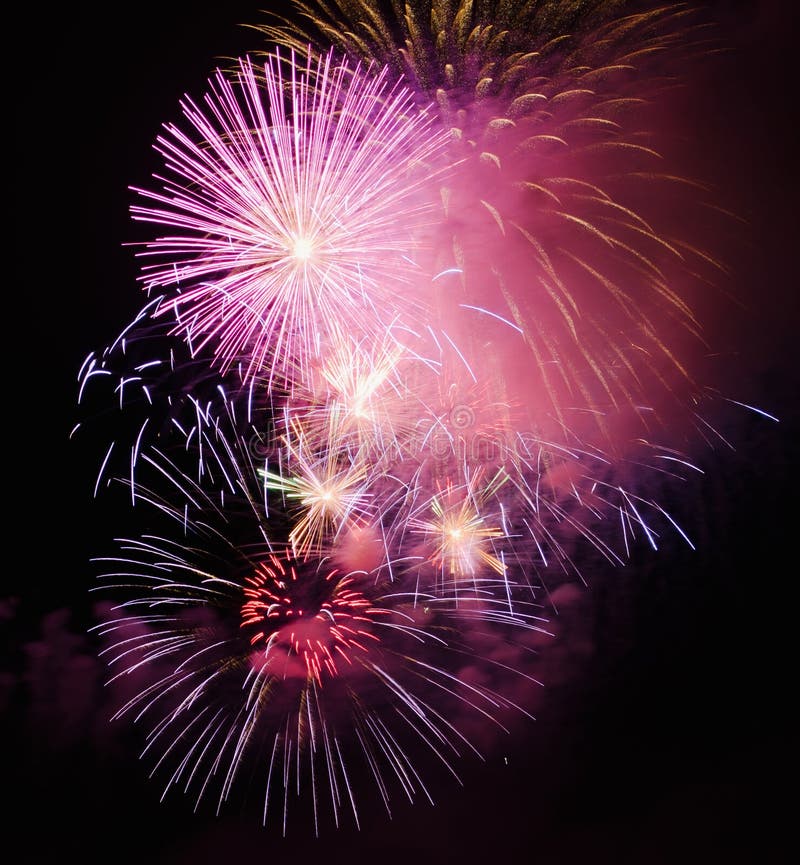 Celebratory fireworks stock photo. Image of firework - 26363596
