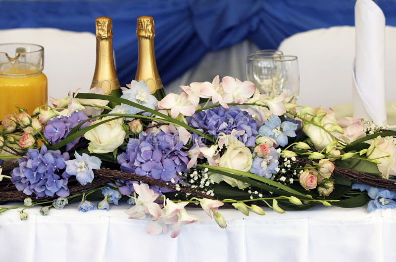 Celebratory table stock image. Image of beauty, settings - 10363379