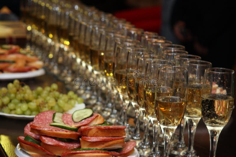 Celebratory table stock photo. Image of grapes, drink - 16541366