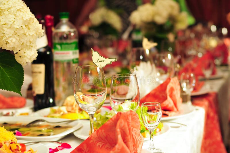 Celebratory table stock photo. Image of dinner, celebratory - 3758252