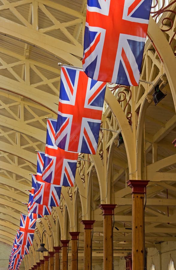 Celebratory Union Flags editorial stock image. Image of nation - 19297034