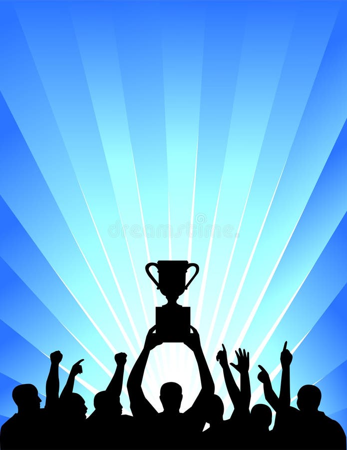 Celebrazione Della Squadra Di Campionato Illustrazione di Stock ...