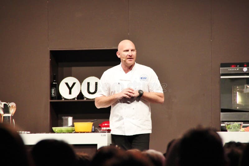 Celebrity Chef Matt Moran editorial stock photo. Image of australia ...