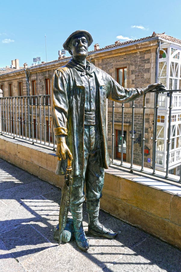 The Celedon Statue, Vitoria Gasteiz, Basque Country, SPAIN. Editorial ...