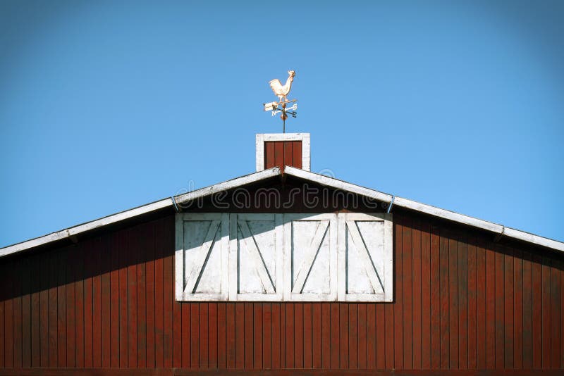 Celeiro vermelho imagem de stock. Imagem de aleta, celeiro - 32391737
