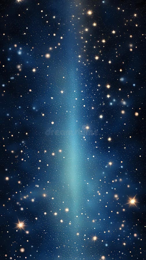Celestial Abstract Background Featuring a Deep Cosmic Blue Sky with ...
