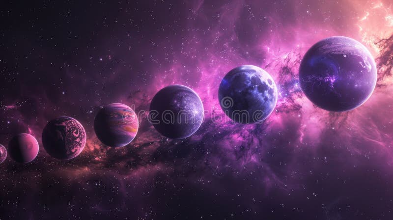 Celestial Alignment, Mystical Cosmic Background Featuring Celestial ...