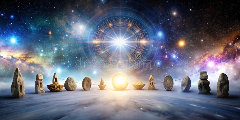 A Celestial Alignment Unlocking the Power of Ancient Artifacts in White ...