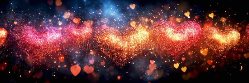 A Celestial Array of Glittering Hearts Creates a Magical and Romantic ...