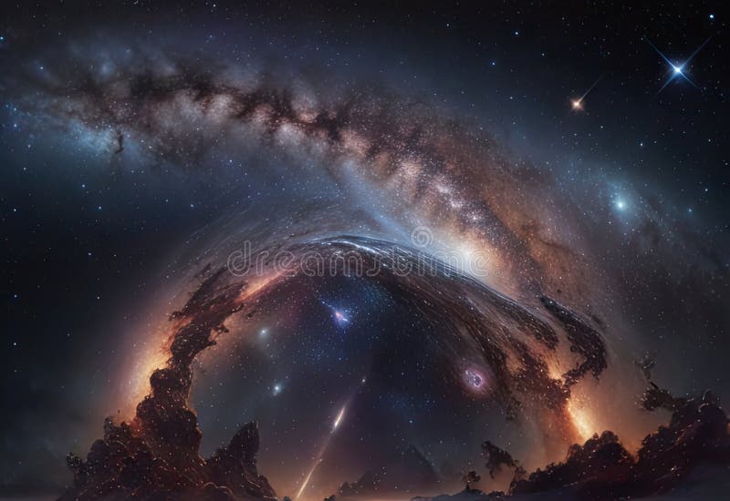 Celestial Artistry: Exploring the Secrets of the Cosmos Stock ...