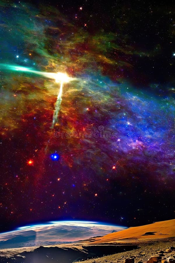 Celestial Artistry: Exploring the Secrets of the Cosmos Stock Photo ...