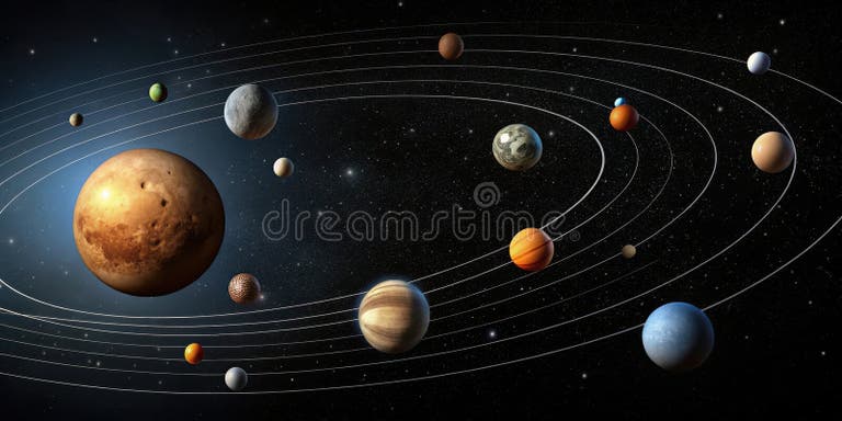 Imaginary Planetary System Stock Illustrations – 142 Imaginary ...