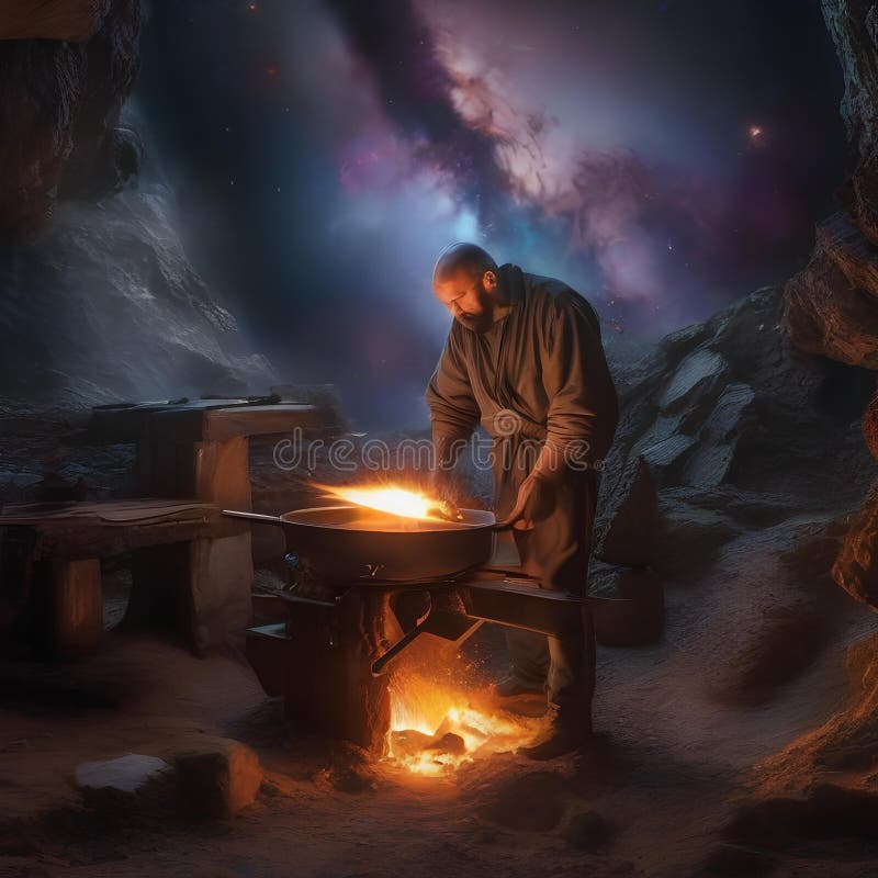 A Celestial Blacksmith, Forging Galaxies in the Cosmic Fires of ...