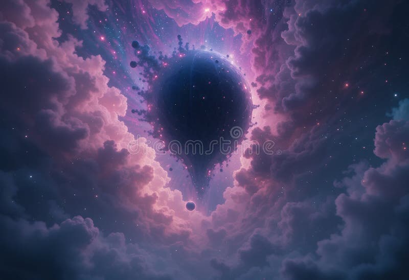 Celestial Bloom: a Cosmic Sphere Emerging from Ethereal Clouds and ...