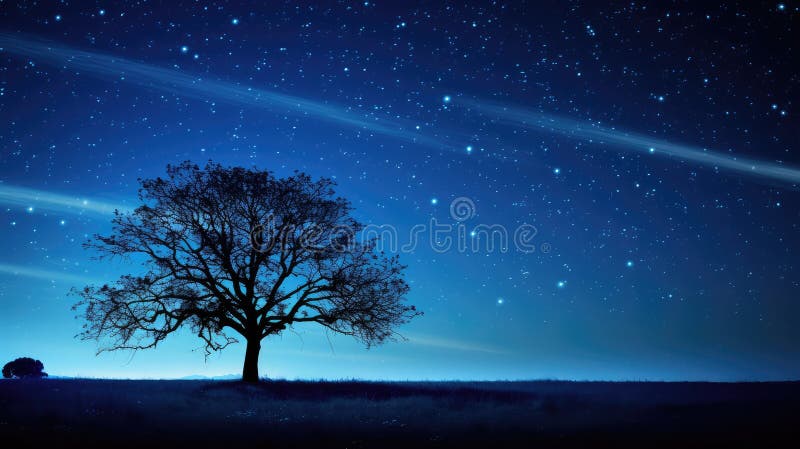 Celestial Blue Starry Background Stock Illustration - Illustration of ...