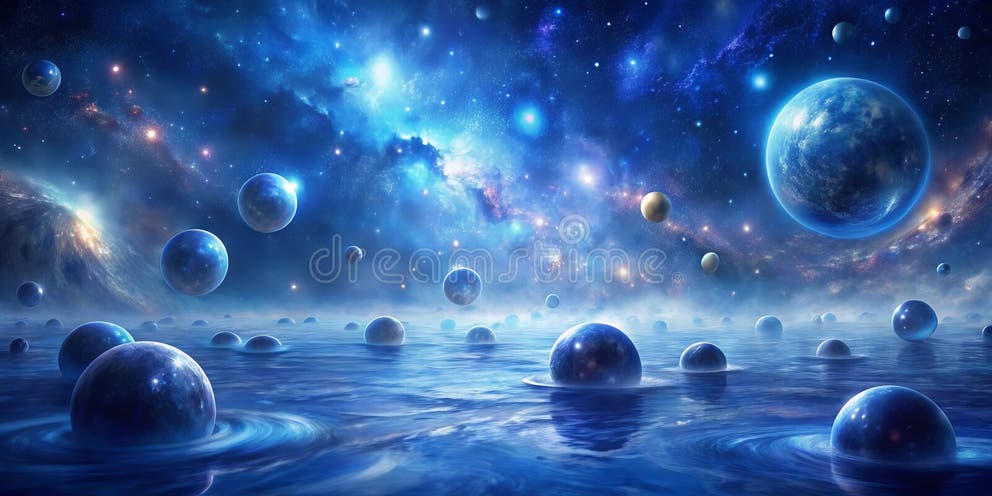 Celestial Bodies Floating on a Cosmic Sea, a Vision of a Multiverse ...