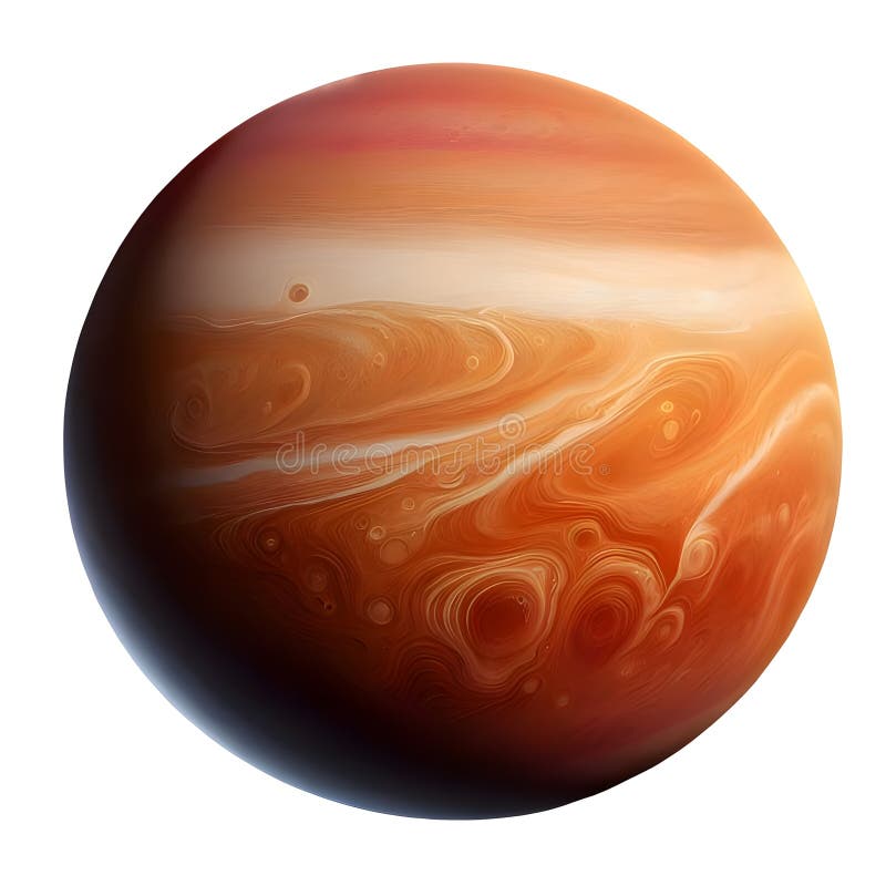 Celestial Body Venus Isolated Stock Photo - Illustration of sphere ...