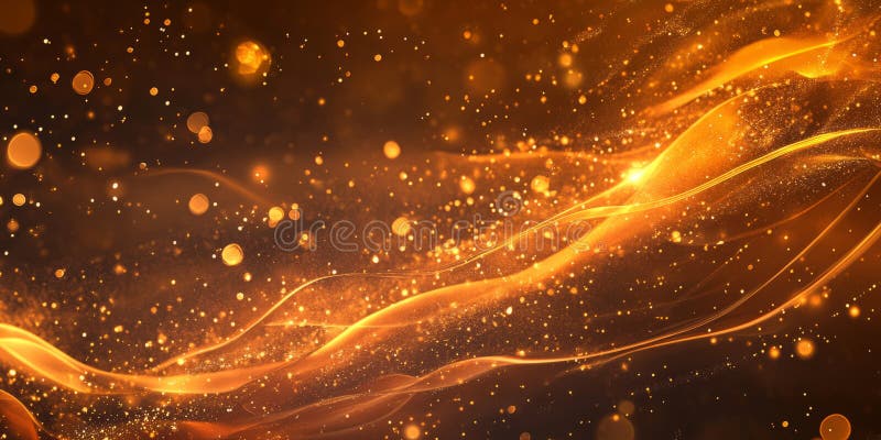 A Celestial Burnt Orange Abstract Background with Deep Space Elements ...