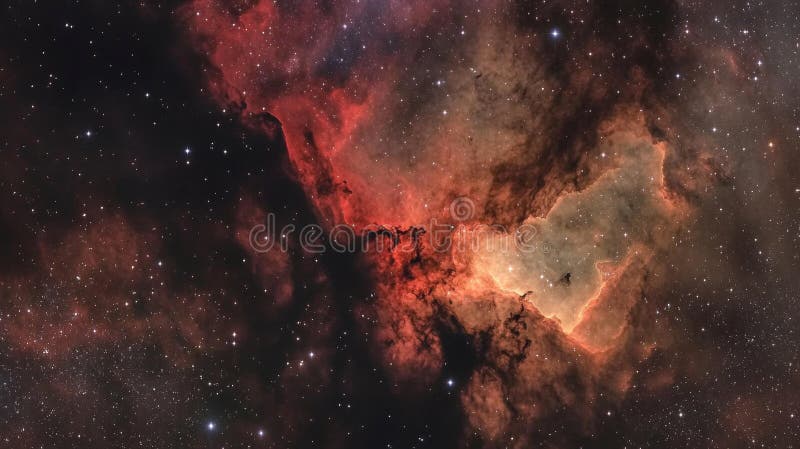 Celestial Clouds Drift in Cosmic Ether Above the Cosmic Canvas Stock ...